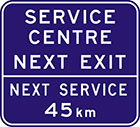 Service and community facilities signs | Transport and motoring ...