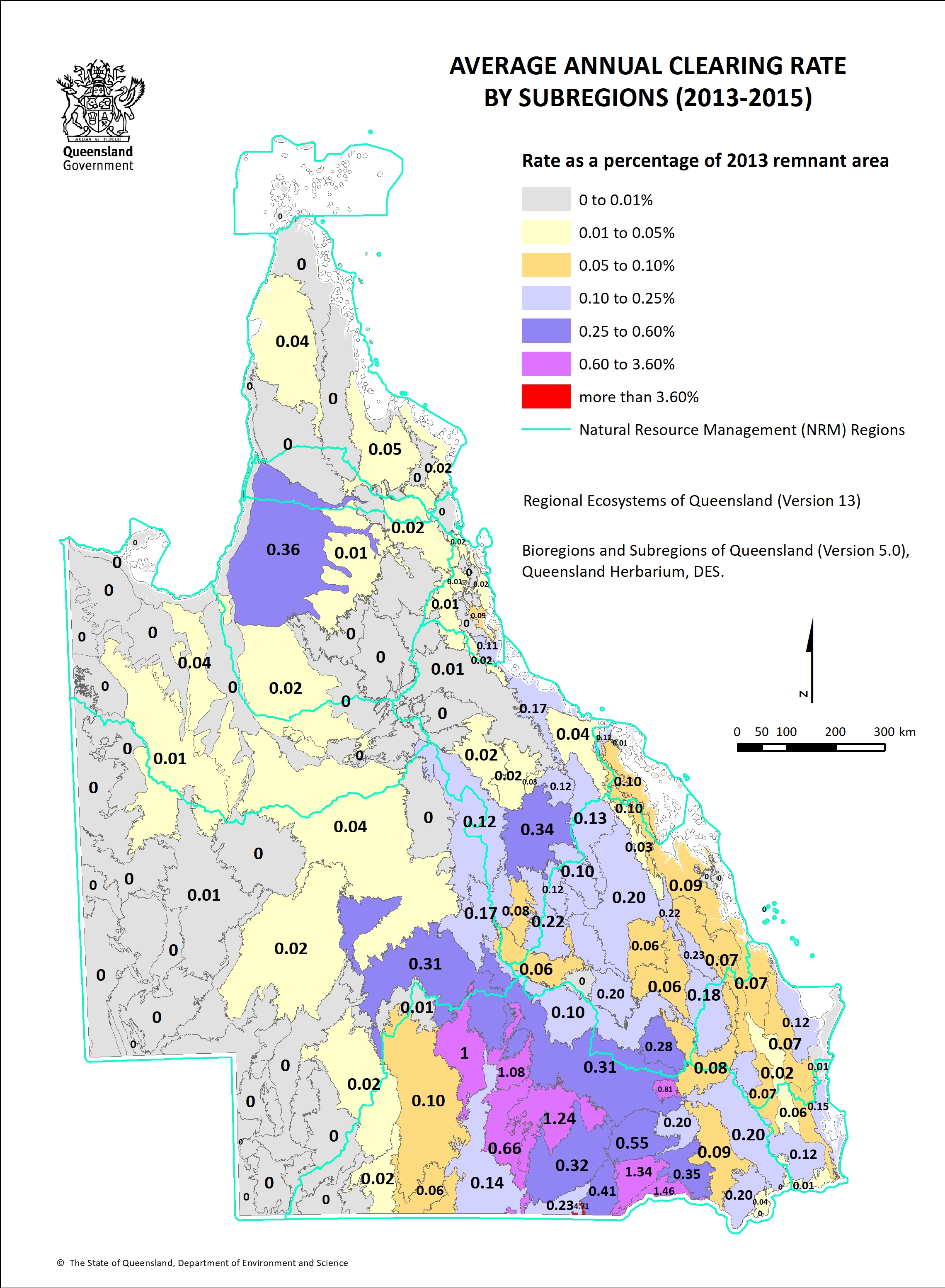 Maps and statistical data by subregion | Environment, land and water ...