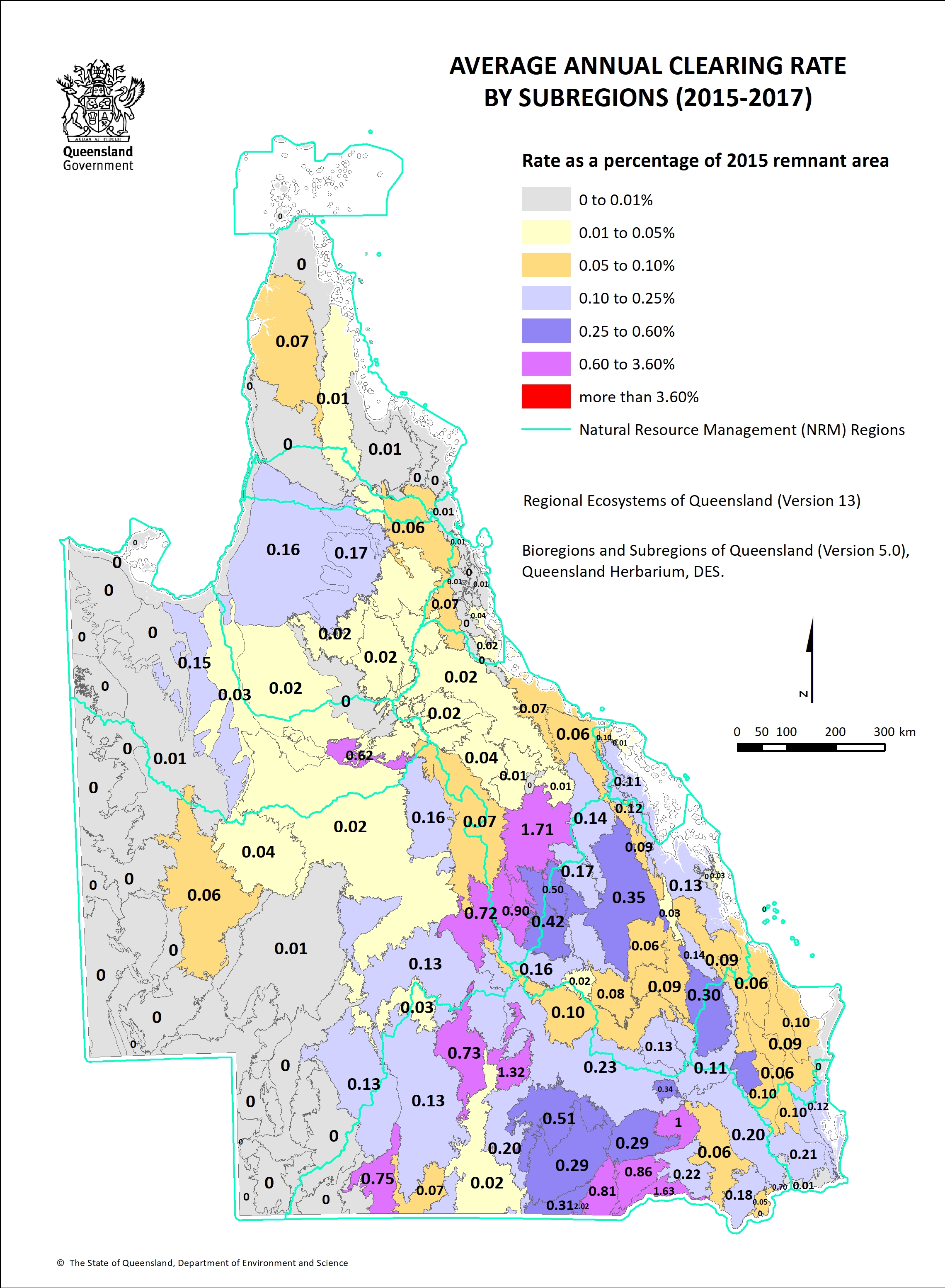 Maps and statistical data by subregion | Environment, land and water ...